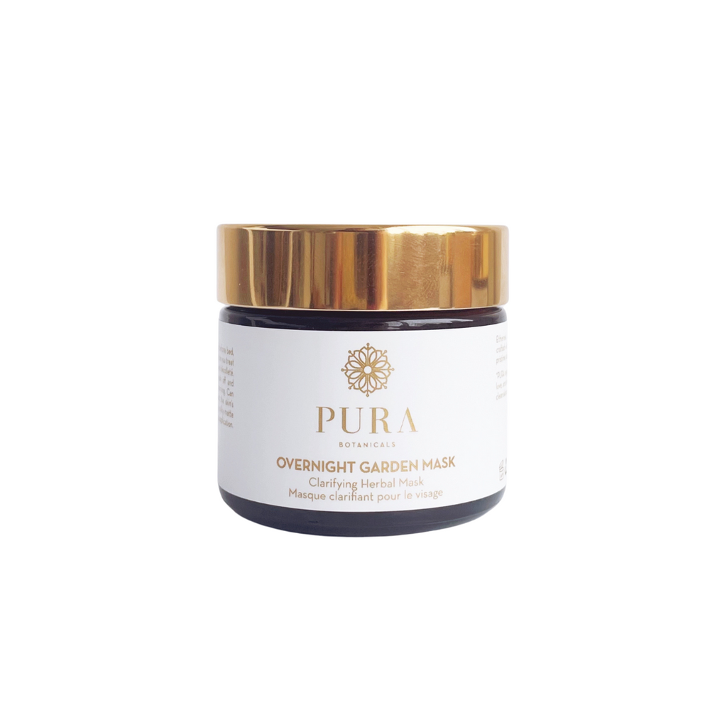 Overnight Garden Mask - Clarifying Herbal Mask - 2 oz – Pura Botanicals ...